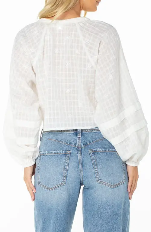 Roxy Monterey Eyelet Cotton Cropped Top - Cocont Mlk