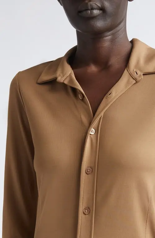 KALLMEYER Frankie Matte Jersey Button-up Shirt