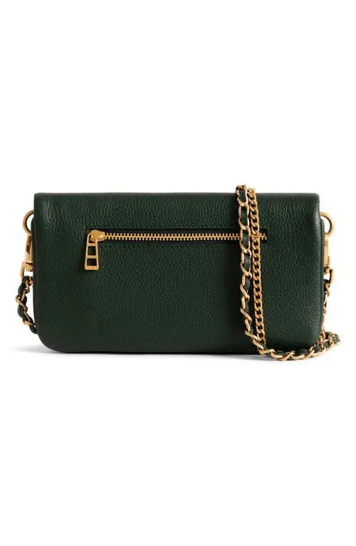 Zadig&Voltaire Rock Nano Leather Crossbody Bag - Emerald