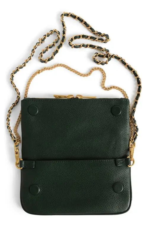 Zadig&Voltaire Rock Nano Leather Crossbody Bag - Emerald