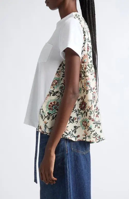 Sacai Mixed Media T-shirt