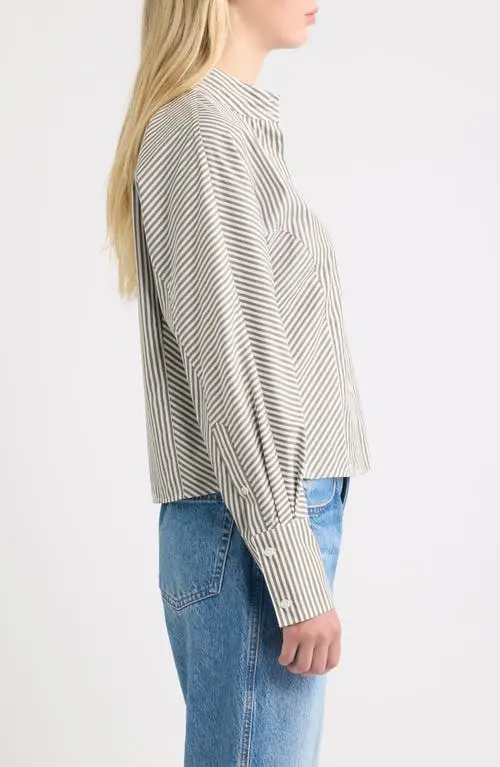 Rag & Bone Dustin Striped Cotton Poplin Shirt