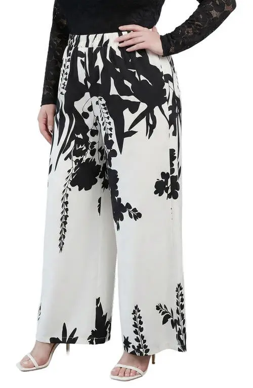 STANDARDS & PRACTICES Abstract Pull-on Wide Leg Pants