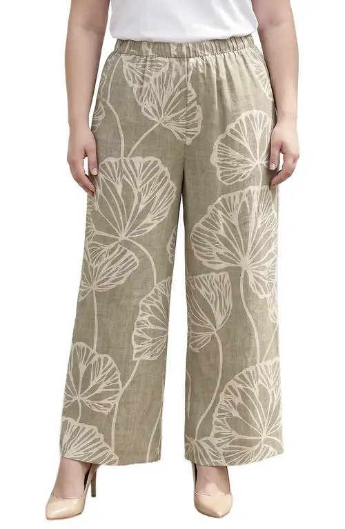 STANDARDS & PRACTICES Leaf Print Pants