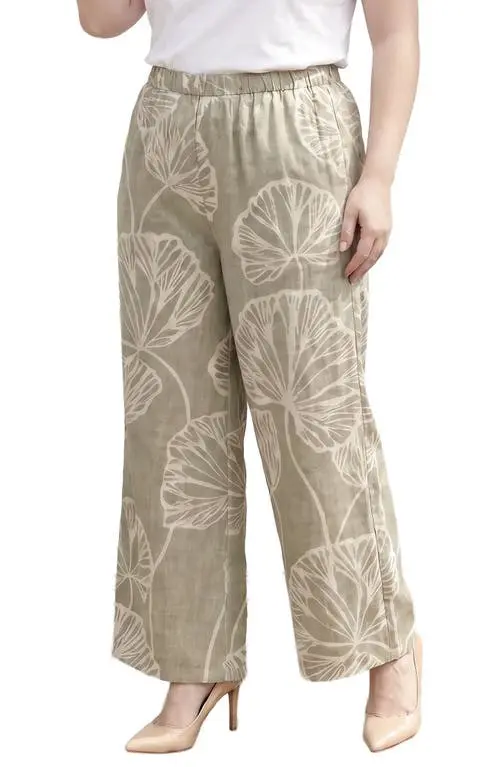 STANDARDS & PRACTICES Leaf Print Pants