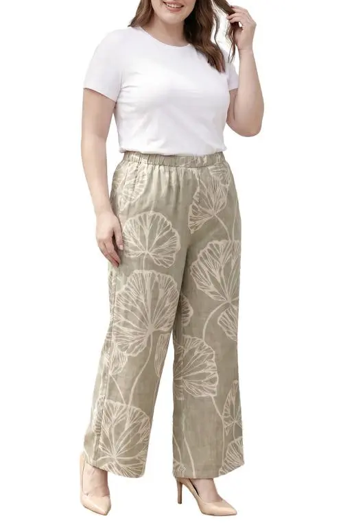 STANDARDS & PRACTICES Leaf Print Pants