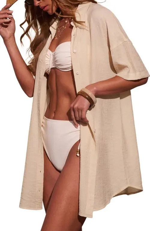 VICI Whispered Coast Cover-up Shirtdress