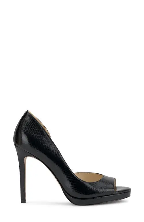 Jessica Simpson Kimli Half D'orsay Platform Pump - Black