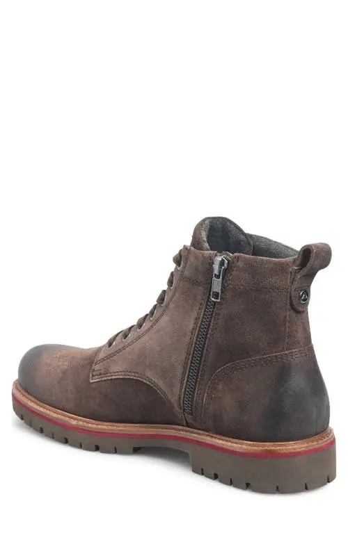 ALIGN Ryder Weatherproof Lugged Plain Toe Boot - Dark Brown