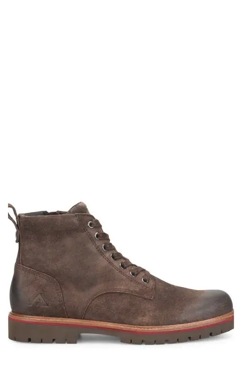 ALIGN Ryder Weatherproof Lugged Plain Toe Boot - Dark Brown