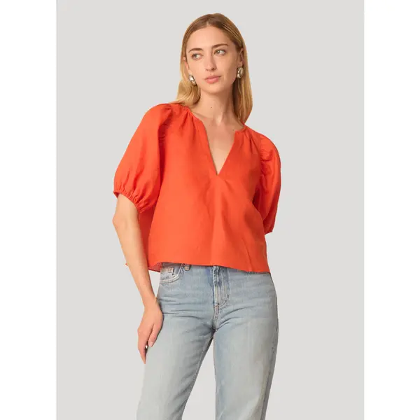 GILNER FARRAR Callie Blouse - Orange