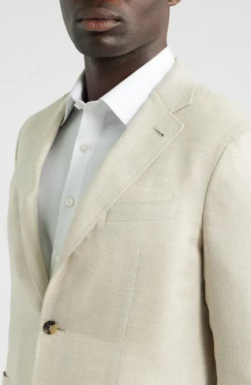 Canali Kei Trim Fit Sport Coat