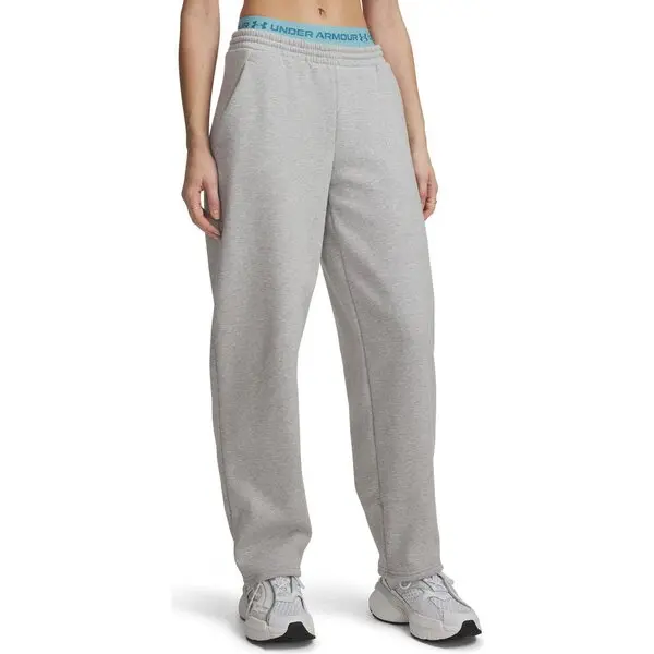 Under Armour Icon Fleece Barrel Pants - Mod Gray Full Heather