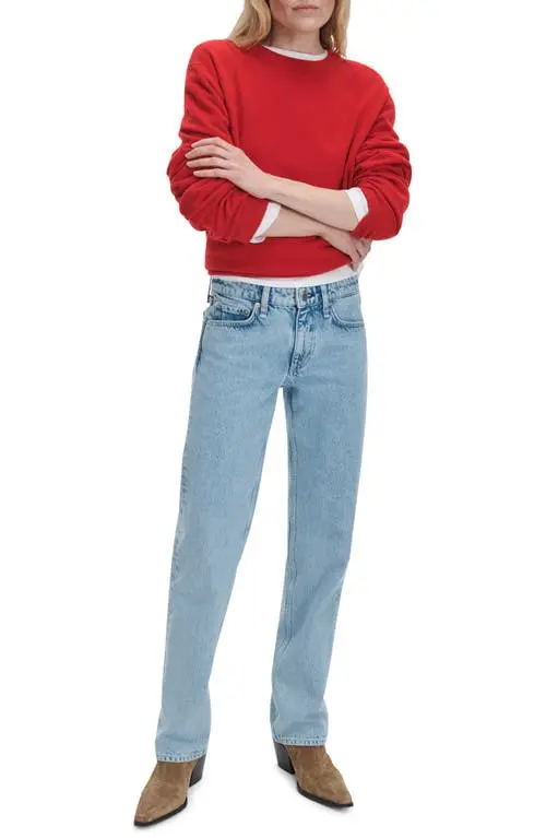 Rag & Bone Harlow Low Rise Straight Leg Jeans