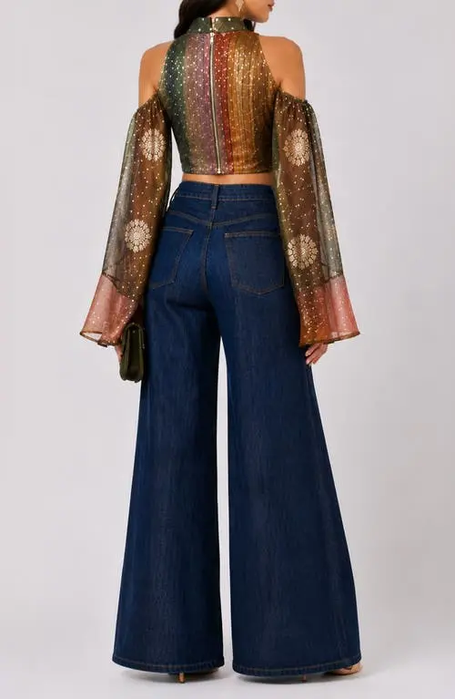 HOLICHIC Diana Embroidered Georgette Top