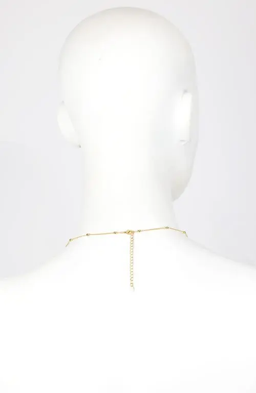 ATHRA LUXE Medallion Pendant Necklace - Gold