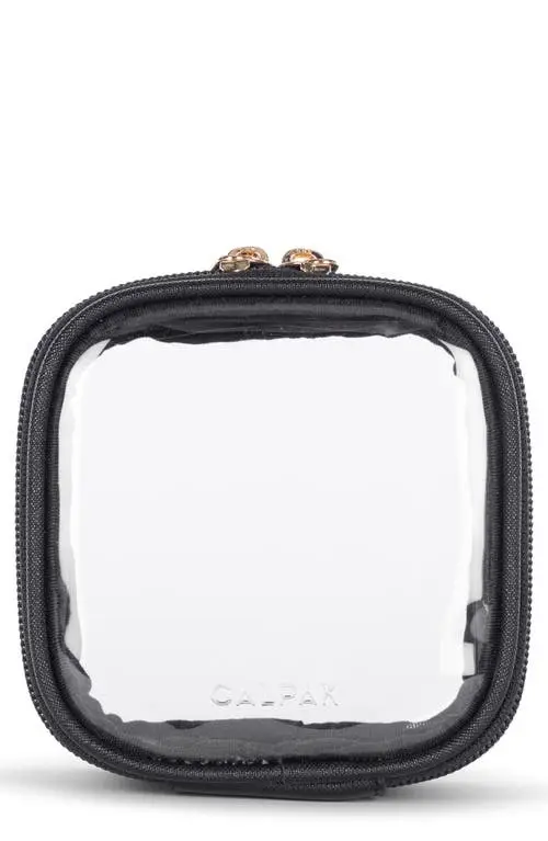 CALPAK Tiny Clear Cosmetics Case - Black