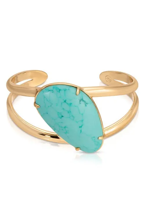 Ettika Desert Tide Reconstituted Cuff - Turquoise