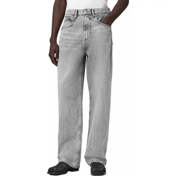 ALLSAINTS Rivet Sloch Straight Leg Jeans