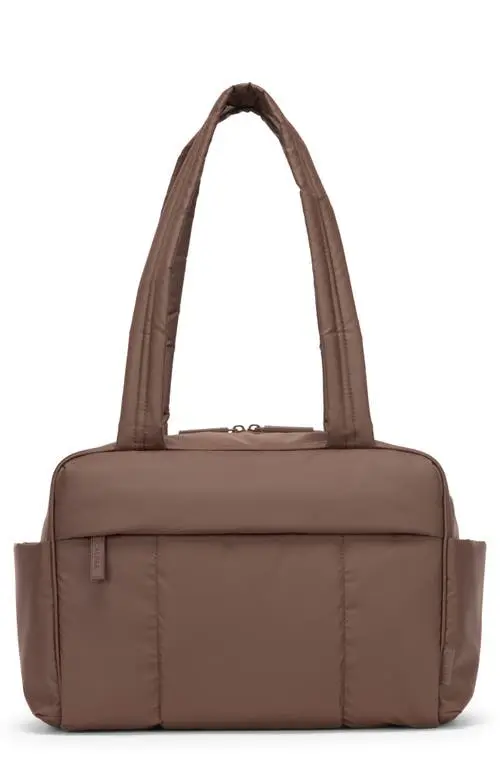 CALPAK Luka Mini Quilted Duffel Bag - Chocolate
