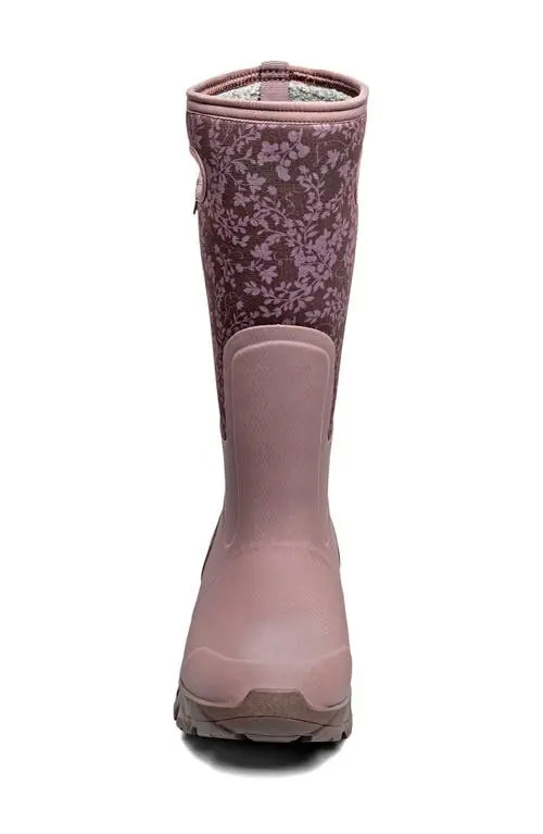 Bogs Whiteout Ii Waterproof Boot - Rose Multi