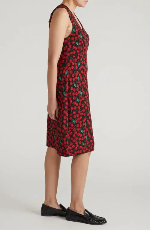 Universal Standard Lila Sleeveless Jersey Dress - Very Cherry Red