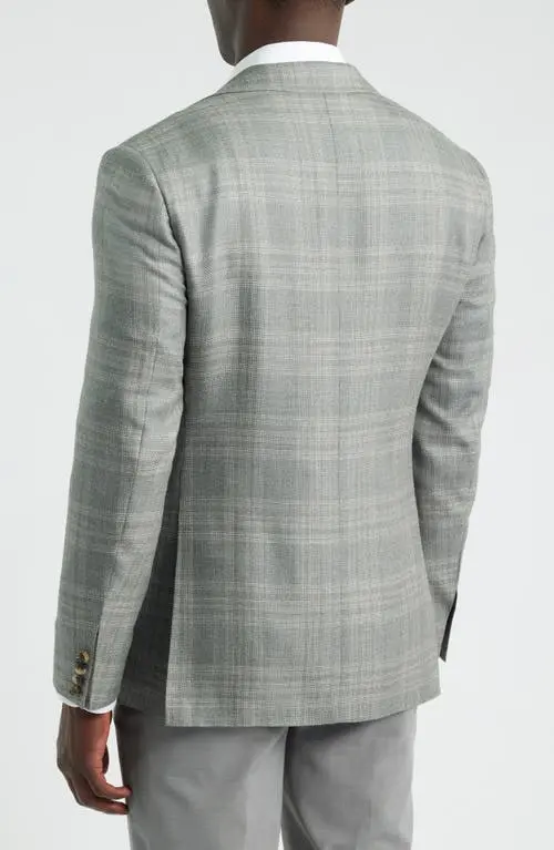 Canali Kei Plaid Wool