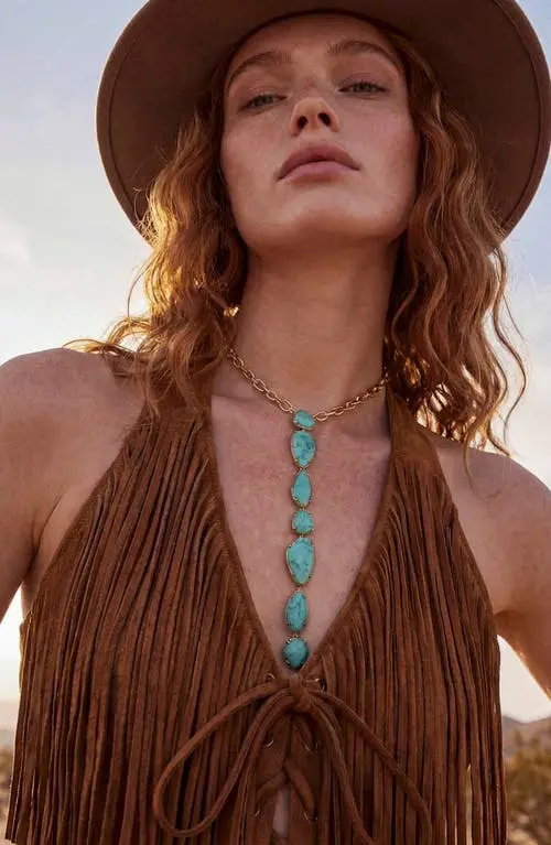 Ettika Majestic Stone Y-necklace