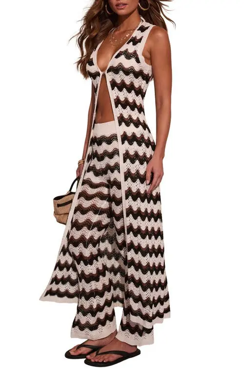 VICI Soft Shore Zig Zag Open Stitch Duster