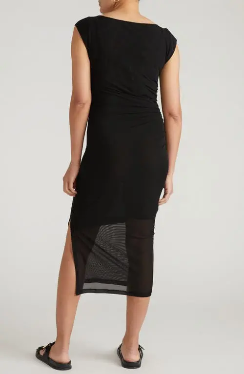 Universal Standard Mesh Sleeveless Midi Dress