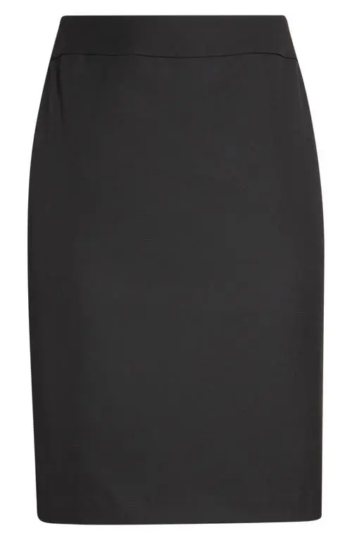 KASPER Pencil Skirt With Stretch - Black
