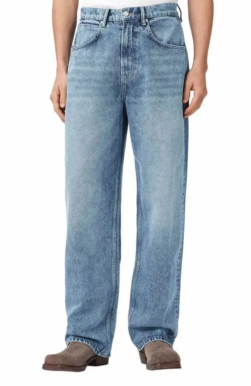 ALLSAINTS Rivet Slouch Straight Leg Jeans