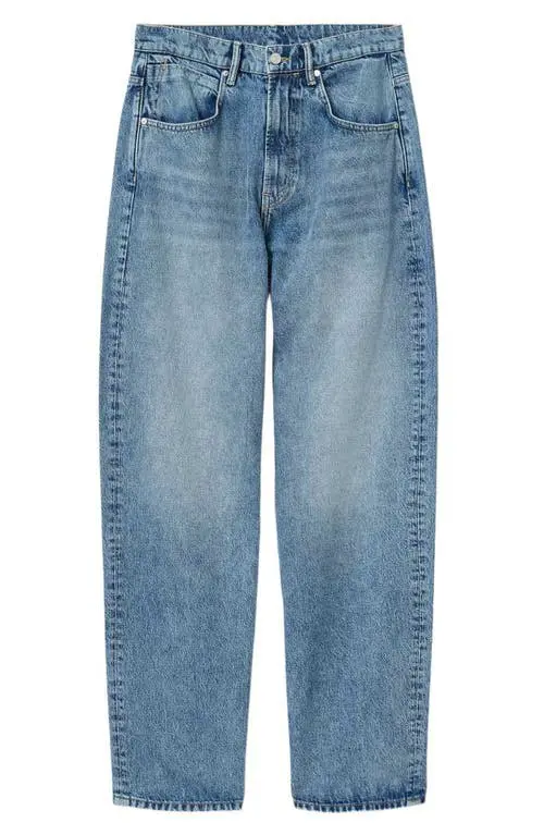 ALLSAINTS Rivet Slouch Straight Leg Jeans