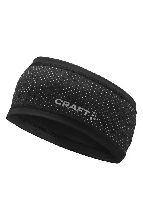 CRAFT Lumen Reflective Fleece Headband - Black