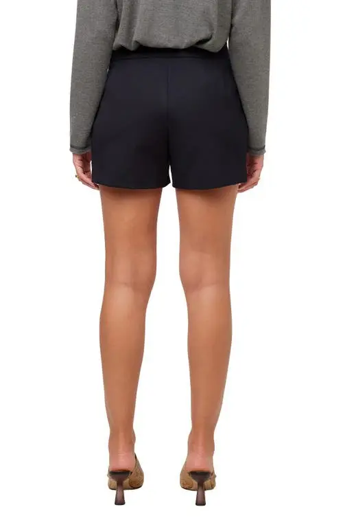 Fifteen Twenty Tailored Shorts With Goldtone Buttons