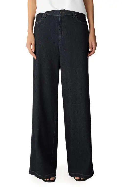 Eileen Fisher Organic Cotton Jeans - Dark Wash