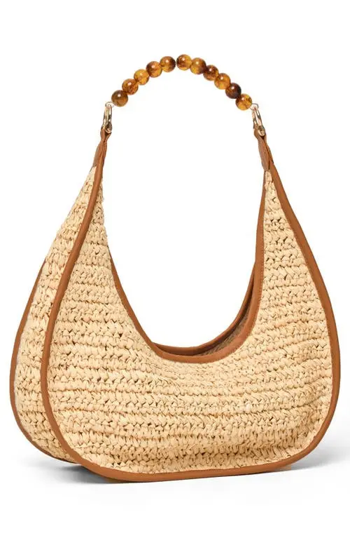 L*Space Mira Mar Raffia Hobo Bag