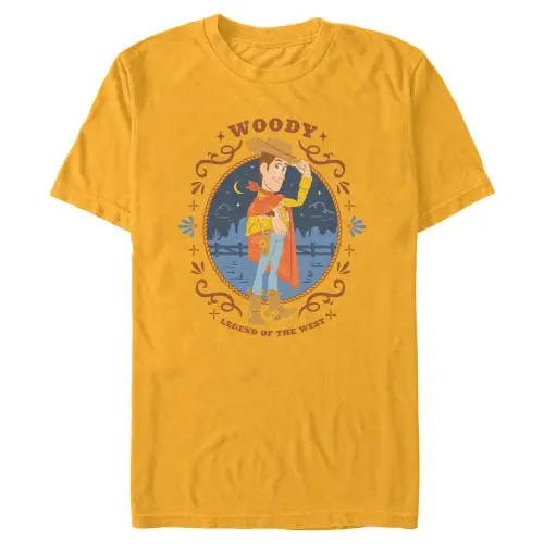 TOY STORY 5 Legend Of The West Short Sleeve Graphic T-shirt - Gold
