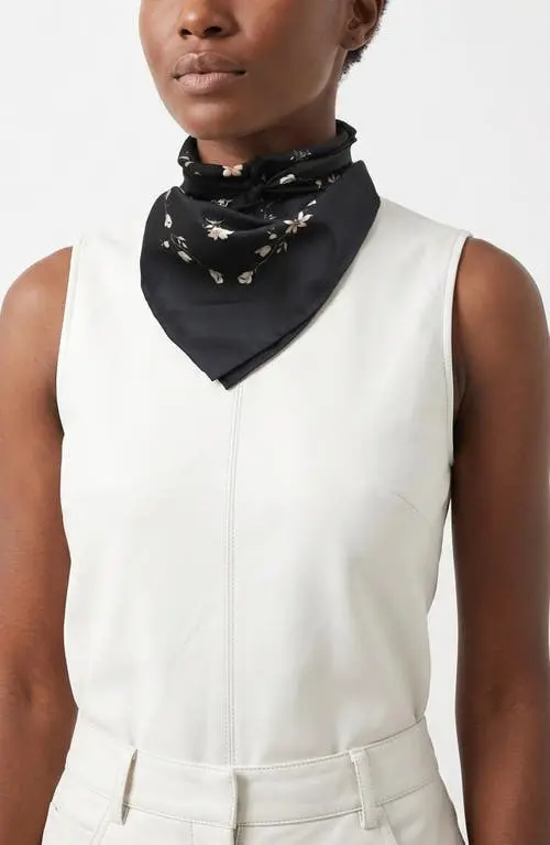 JESSIE ZHAO NEW YORK Starlit Bloom Double Sided Silk Scarf