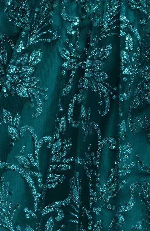BLONDIE NITES Sequin Corset Fit & Flare Cocktail Minidress