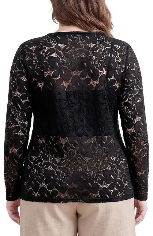 STANDARDS & PRACTICES Floral Lace Top