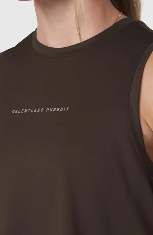 ASRV Aerosilver Performance Tank Top - Dark Earth