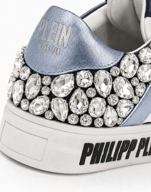 Philipp Plein Embellished Skull Low-top Sneakers