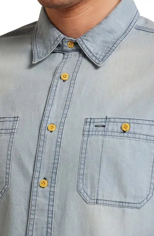 MEMBERS ONLY Denim Shirt - Light Indigo