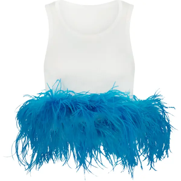 UCHÈ Feather Tank Top
