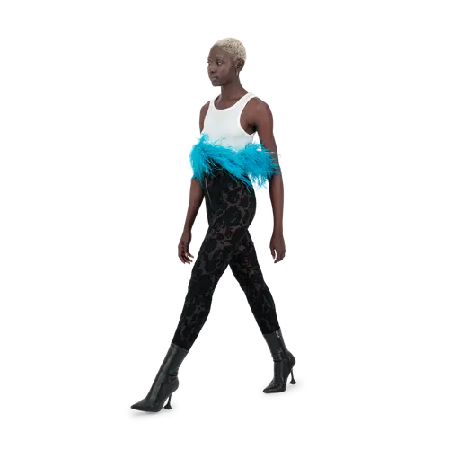 UCHÈ Feather Tank Top