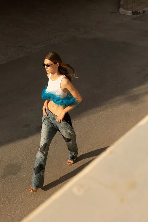 UCHÈ Feather Tank Top