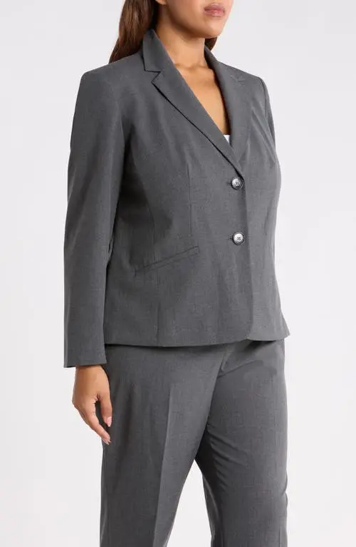 KASPER Two-button Blazer - Modern Charcoal