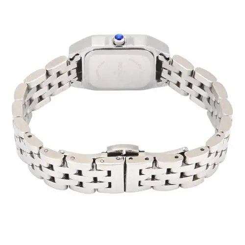 PEUGEOT Square Case Bracelet Watch - Silver