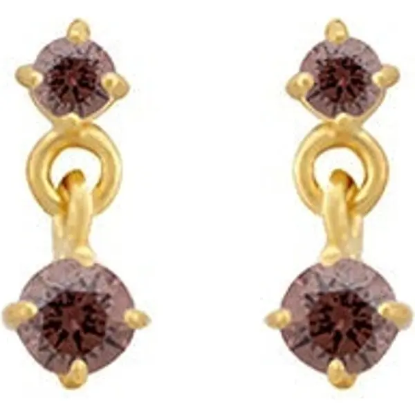 PERACAS Soho Iii Drop Earrings - Mocha